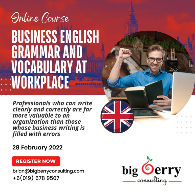 Business English Grammar And Vocabulary At Workplace - Big Berry Consulting