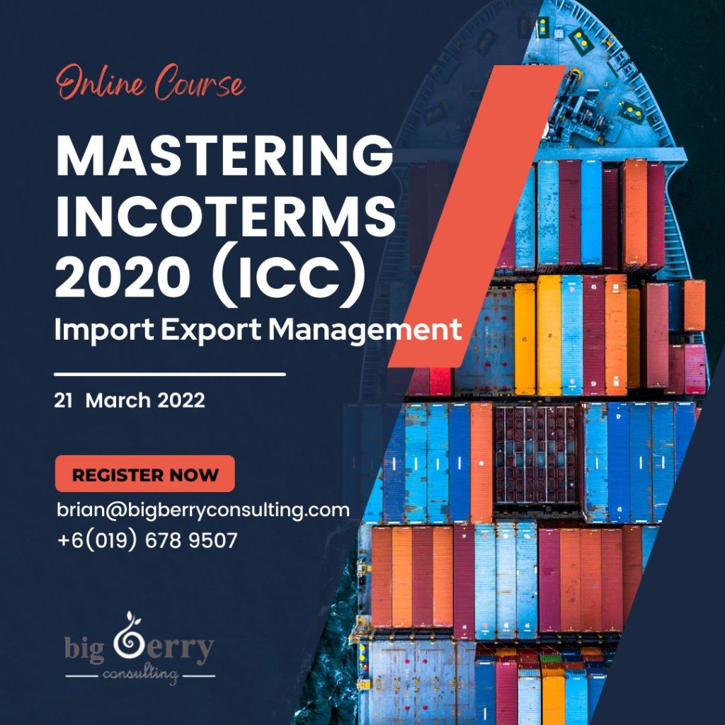 Masterring Incoterms 2020 (ICC) - Big Berry Consulting